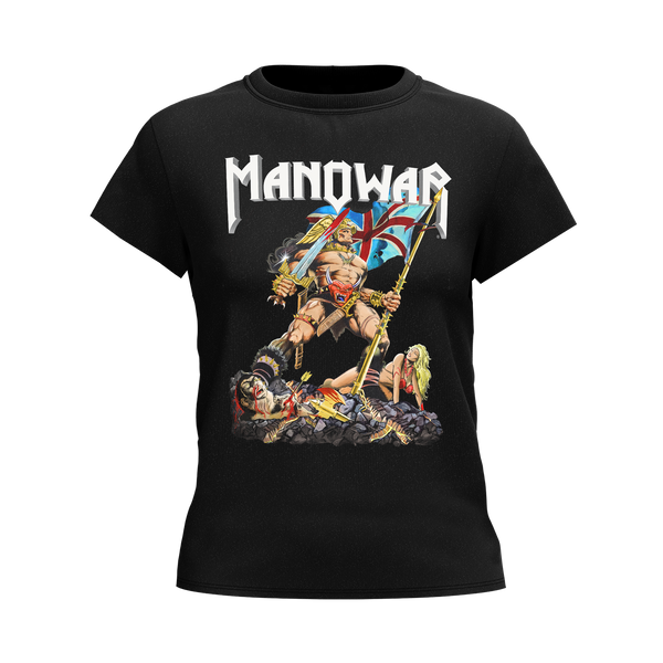Manowar Ladies T-shirt Hail To England – MANOWAR MERCH US